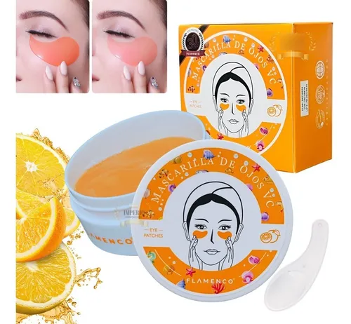 60 Parches Anti Ojeras Máscarilla De Vitamina C Cuotas Sin Interés