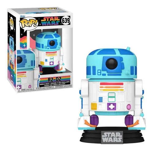 Boneco Funko Pop Exclusivo Robo R2-d2 #639 Star Wars - Novo | Frete grátis Boneco Funko Pop Exclusivo Robo R2-d2 #639 Star Wars - Novo | Frete grátis