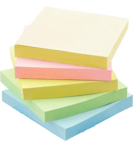 Notas Adhesivas Neon Tipo Post It 500 Hojas 7 6x7 6cm Block Meses Sin