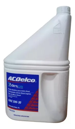 Bidon Aceite Acdelco Sintetico 4 Lt 5w30 Dexos2 (f50d2) 100% Bidon Aceite Acdelco Sintetico 4 Lt 5w30 Dexos2 (f50d2) 100%
