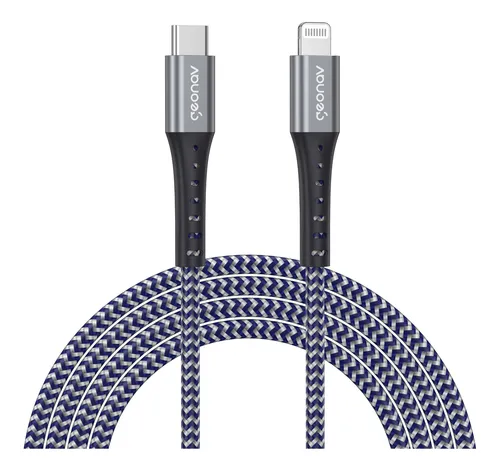 Cabo Para iPhone Usb Tipo C Lightning 2m Reforçado Geonav ... Cabo Para iPhone Usb Tipo C Lightning 2m Reforçado Geonav ...
