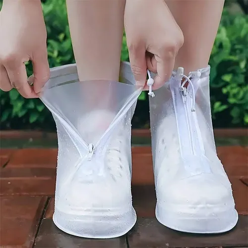 M Cubre Zapatos Impermeable Pvc Con Cierre For Lluvia K | Meses sin interés