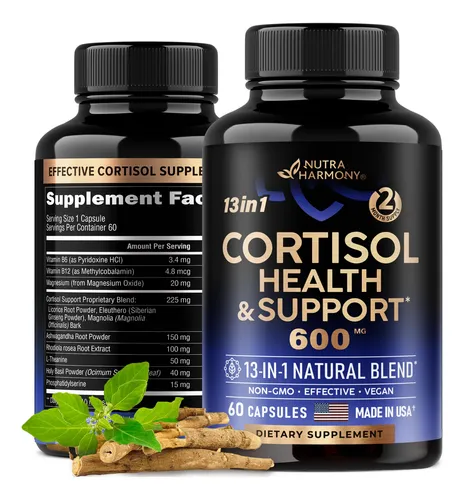 Suplemento Cortisol Balance 600mg 60 Cápsulas, Fornecimento ...
