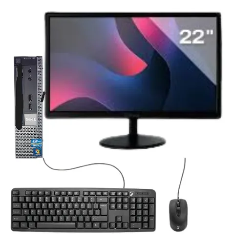 Mini Pc Dell Core I5 8 Gb Ram Led 22 Pulgadas 240 Gb Ssd Envío Gratis