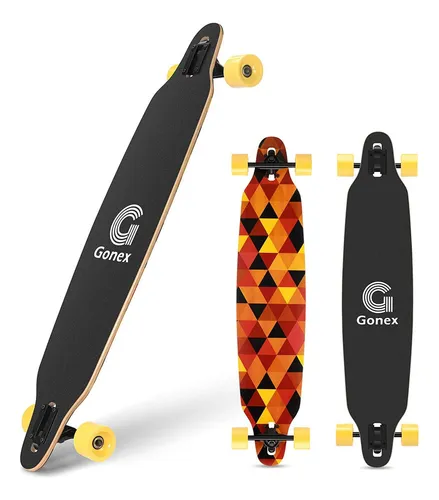 Patineta Longboard Tabla Larga De Caída De 42 Pulg Completa Meses Sin