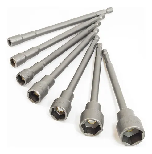 7 Pzas 6 De Largo Jgo Puntas Hexagonales 1/4 Para Taladro El | Meses ...