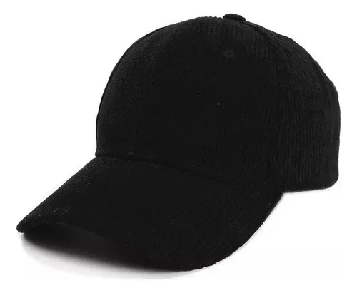 Boné De Veludo Liso Outono E Inverno Com Viseira Curva | MercadoLivre