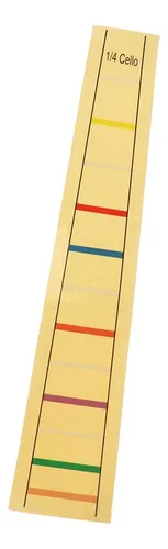 Cello Fretboard Position Marker Tape 1-4 Violonchelo | Cuotas sin interés