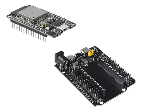 Nodemcu Esp32 Wroom Ch340 + Placa Base Mother 30 Pines Usb-c Nodemcu Esp32 Wroom Ch340 + Placa Base Mother 30 Pines Usb-c