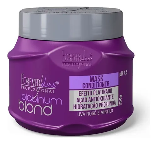 Máscara Forever Liss Platinum Blond Matizadora 250g Mercadolivre