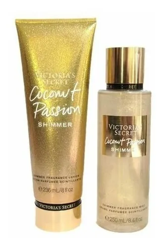 Set Locion Y Crema Victorias Secret Coconut Passion Shimmer Meses