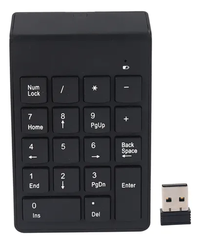 Teclado Numérico Teclado Numérico Usb Inalámbrico De 18 Tec Cuotas