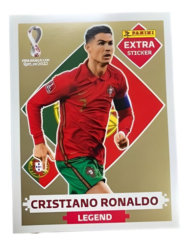 Figurinha Cristiano Ronaldo Legend Ouro | Parcelamento sem juros Figurinha Cristiano Ronaldo Legend Ouro | Parcelamento sem juros