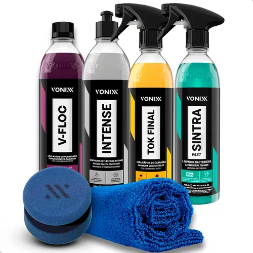 Kit Produtos Completos Para Limpeza Carros Motos Vonixx | Parcelamento ...