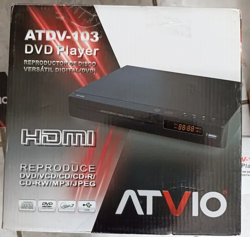 Atvio Atdv-103 Dvd Hdmi Nuev0 Negro | MercadoLibre