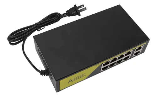 Enrutadores De Red Ai Poe, 8 Puertos Poe Y 2 Uplink De 100 M | Envío gratis