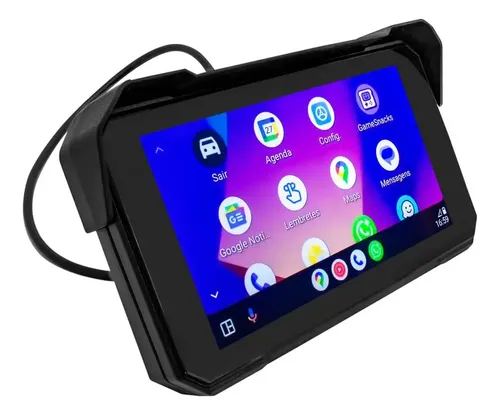 Multimedia Moto Carplay Bluetooth Gps Adak Playimota | Frete grátis