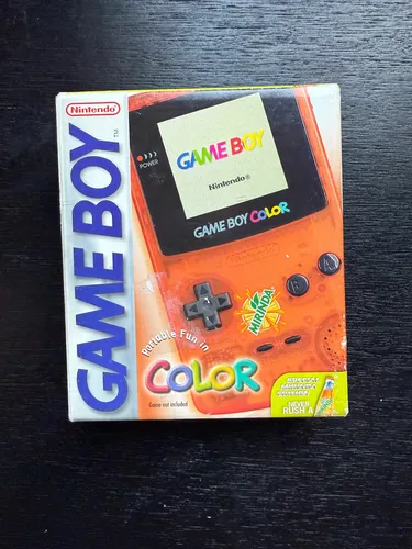 Consola Game Boy Mirinda Game Boy Color En Caja Naranja | MercadoLibre