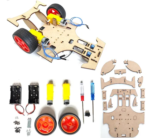 Kit Chasis Robot Sigue Lineas Proyectos Arduino Robotica Mdf en venta ... Kit Chasis Robot Sigue Lineas Proyectos Arduino Robotica Mdf en venta ...