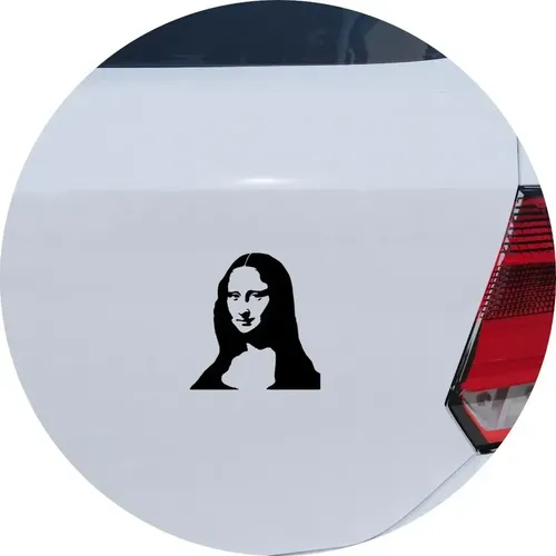 Adesivo Para Carro Mona Lisa Leonardo Da Vinci | MercadoLivre