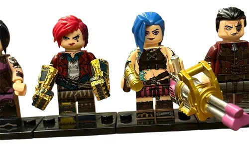 Lego Arcane Lol League Of Legends Jinx Vi 7 Unidades | MercadoLivre
