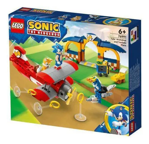Lego Sonic — Tails Workshop And Tornado 76991 Airplane — 376 unidades ...