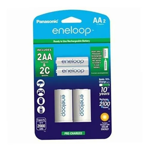 Panasonic Eneloop Aa 2100 Nuevo Ciclo Paquete C Spacer Se Meses Sin