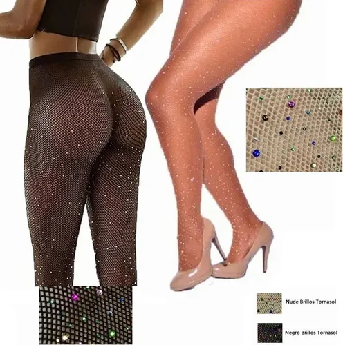 Pantimedias Brillosas Sexys Cómoda Y Ultra Resistentes 2pk Meses Sin