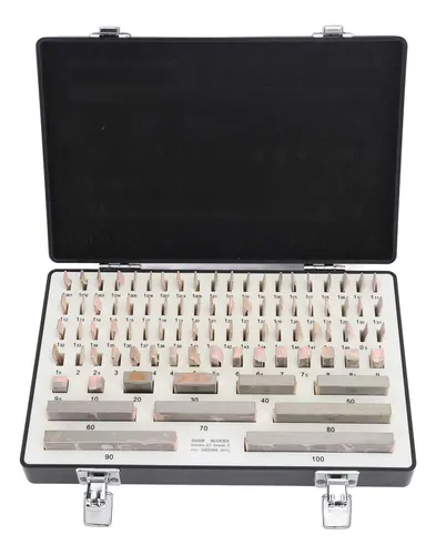 Juego De Bloques De Calibre De Acero, 87 Piezas, Calibre Rec | Cuotas ... Juego De Bloques De Calibre De Acero, 87 Piezas, Calibre Rec | Cuotas ...