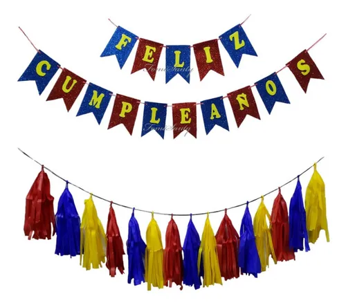 Banner Letrero Diamantado Feliz Cumpleaños Guirnalda En Venta En