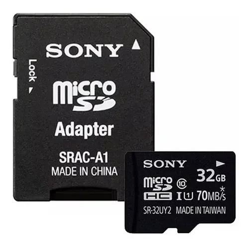 Sony Micro Sdhc 32gb Adap/sd C10 Case 70mb Sr32uy2a Ecoffice | Cuotas ...