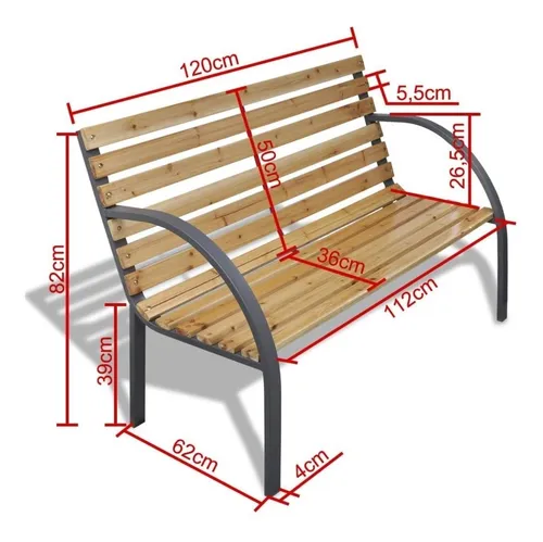 Banco De Plaza Mueble De Jardin Banco Madera Hierro 2 Cuerp en venta en ... Banco De Plaza Mueble De Jardin Banco Madera Hierro 2 Cuerp en venta en ...