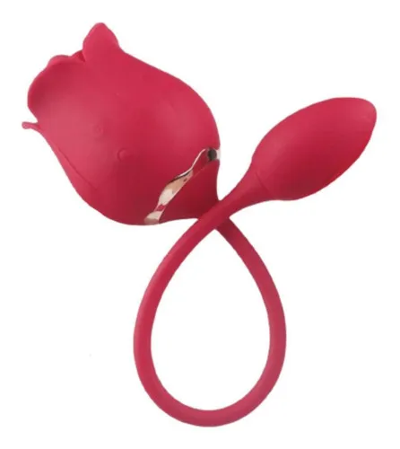 Vibrador Estimulador De Clítoris Con Forma De Rosa Twin Blossoms Mercadolibre