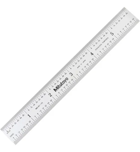 Regla De Acero Regla Ancha Rígida 150mm 6 182 105 Mitutoyo Cuotas