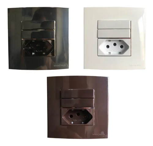Tomada Interruptor Duplo Paralelo Three Way Embutir Móvel | MercadoLivre Tomada Interruptor Duplo Paralelo Three Way Embutir Móvel | MercadoLivre