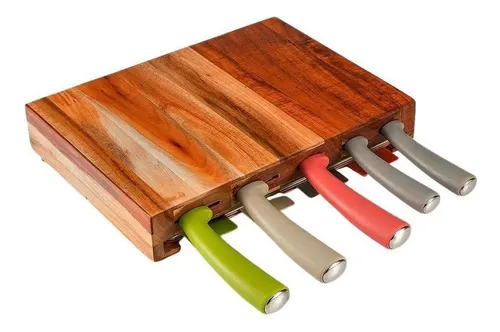 Juego de cuchillos y tablas de colores James F de 10 piezas | MercadoLibre Juego de cuchillos y tablas de colores James F de 10 piezas | MercadoLibre
