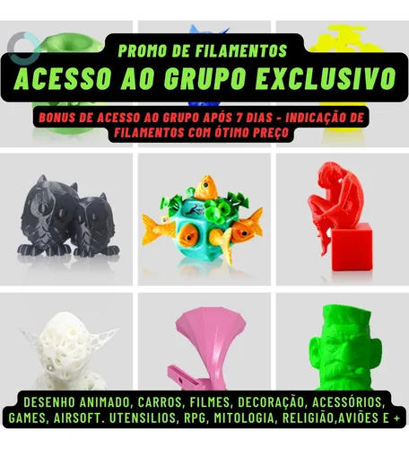 Big Pack 3d Stl Para Impressão 3d Atualizado 2023 Brinde Mercadolivre