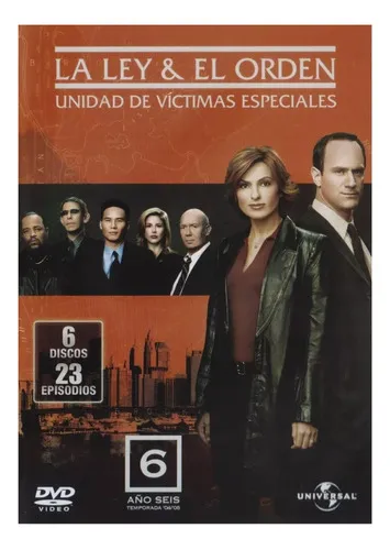 La Ley Y El Orden Uve Sexta Temporada 6 Seis Dvd Mercadolibre