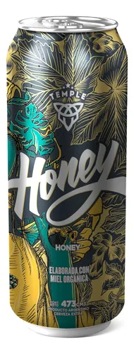 Cerveza Temple Honey lata 473 mL Cerveza Temple Honey lata 473 mL