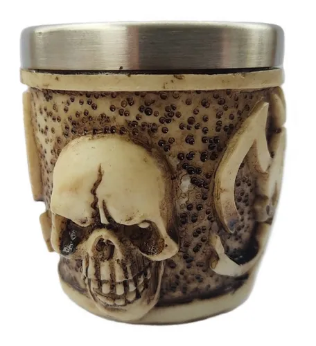 Copo Shot Caveira Medieval Tequila Vodka Dose Pinga Cachaça ... Copo Shot Caveira Medieval Tequila Vodka Dose Pinga Cachaça ...