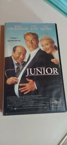 Fita Vhs Filme Junior Com Schuwarzenneger De 1994 Legendado | MercadoLivre
