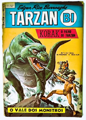 Gibi Tarzan Bi Nº4 Korak O Filho De Tarzan Julho\agosto 1968 ...