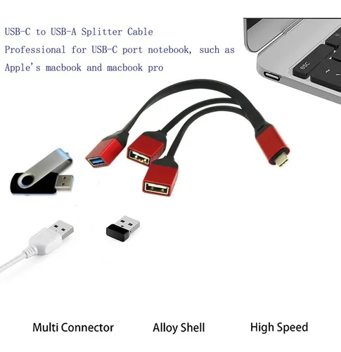Cable Usb C Otg, Sinloon Tipo C 3.1 Macho A 3 Puertos Usb H. en venta ... Cable Usb C Otg, Sinloon Tipo C 3.1 Macho A 3 Puertos Usb H. en venta ...
