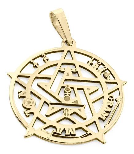 Dije Tetragrámaton Oro Solido 10k 2.1cm Fabricado En Laser | Meses sin ...