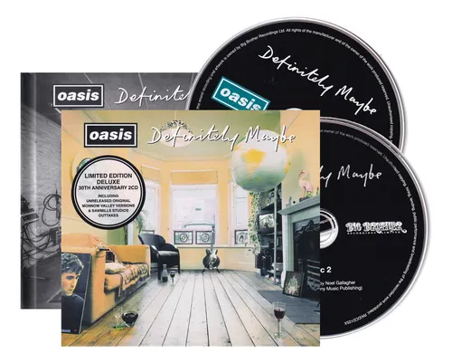 Oasis Definitely Maybe Deluxe 30th Anniversary 2 Discos Cd Versión Del ...