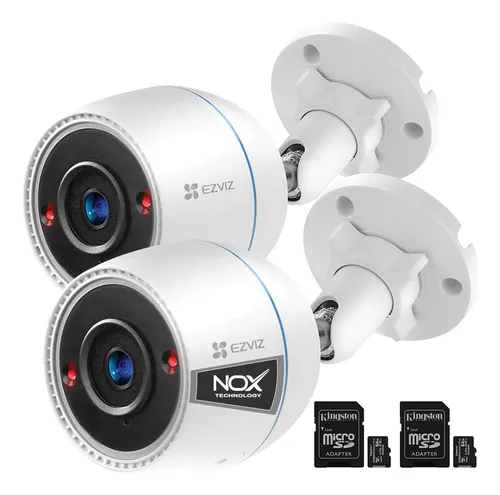 Combo Camara De Seguridad Wifi Ezviz H3c 64gb Exterior Combo Camara De Seguridad Wifi Ezviz H3c 64gb Exterior