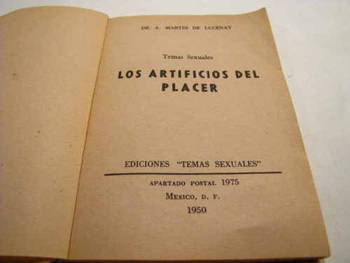Los Artificios Del Placer Martin De Lucenay Cuotas Sin Interés