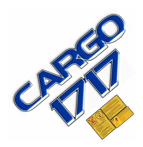Kit de pegatinas con emblema de colores estándar para Ford Cargo 1717 ... Kit de pegatinas con emblema de colores estándar para Ford Cargo 1717 ...