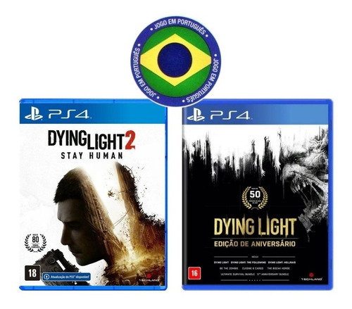 Dying Light Dying Light 2 Mídia Física Dublado Português Frete Grátis