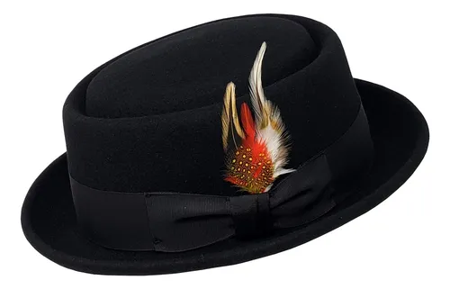 Sombreros De Fieltro De Lana Aplastables Para Hombre Porkpie | Envío gratis Sombreros De Fieltro De Lana Aplastables Para Hombre Porkpie | Envío gratis